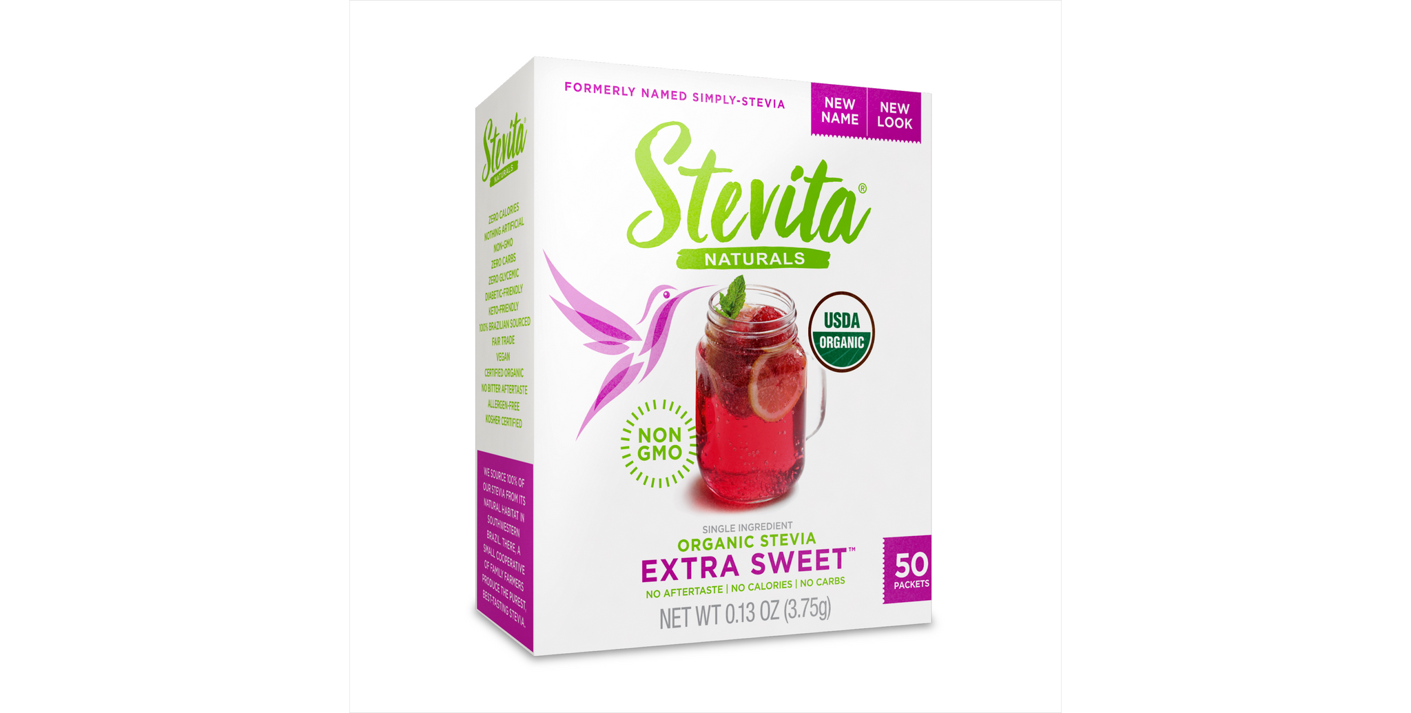 Extra Sweet Organic PURE Stevia Packets – Stevita Naturals
